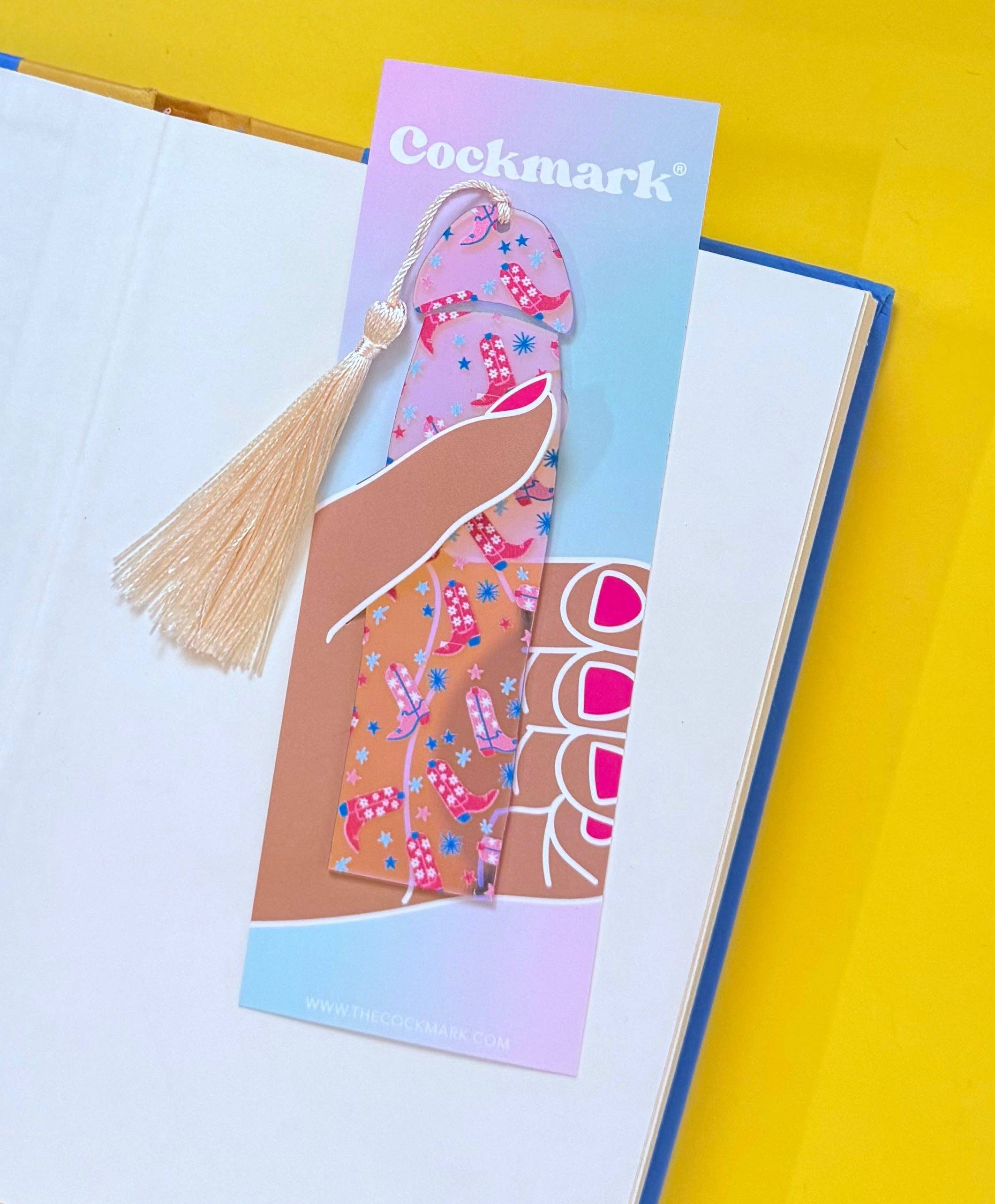 Cowgirl Boots Cockmark Bookmark – Grump & Sunshine Bookshop